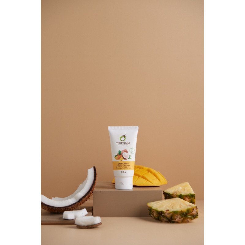 Tropicana Organic Coconut Hand Cream | Pineapple & Mango (Non Paraben)
